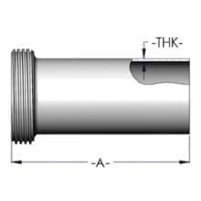 Tygon Hose - Threaded Adapter - CFF Stainless Steels Inc.